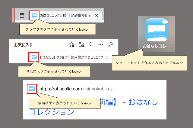 【Excelで】favicon（ファビコン）を作る方法｜おはなしコレクション